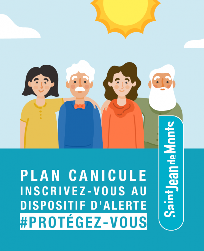 Inscriptions au Plan Canicule 2023 - En cas de déclenchement de l’état de canicule, les inscrits ...