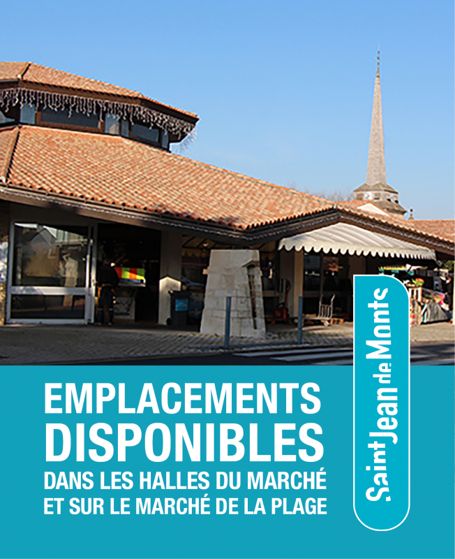 Emplacements disponibles dans les halles du marché et sur le marché de ...